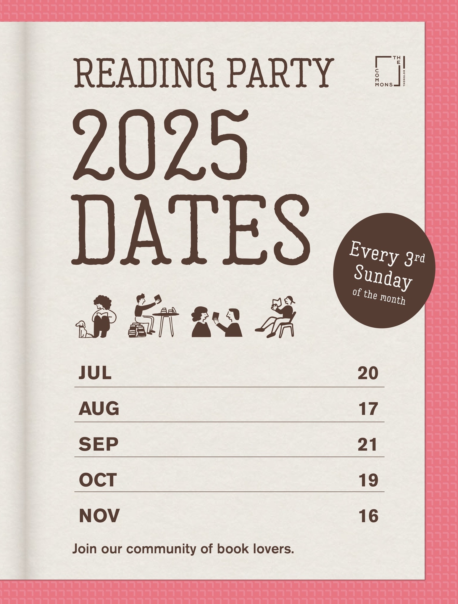 theCOMMONS Reading Party - Ticketmelon