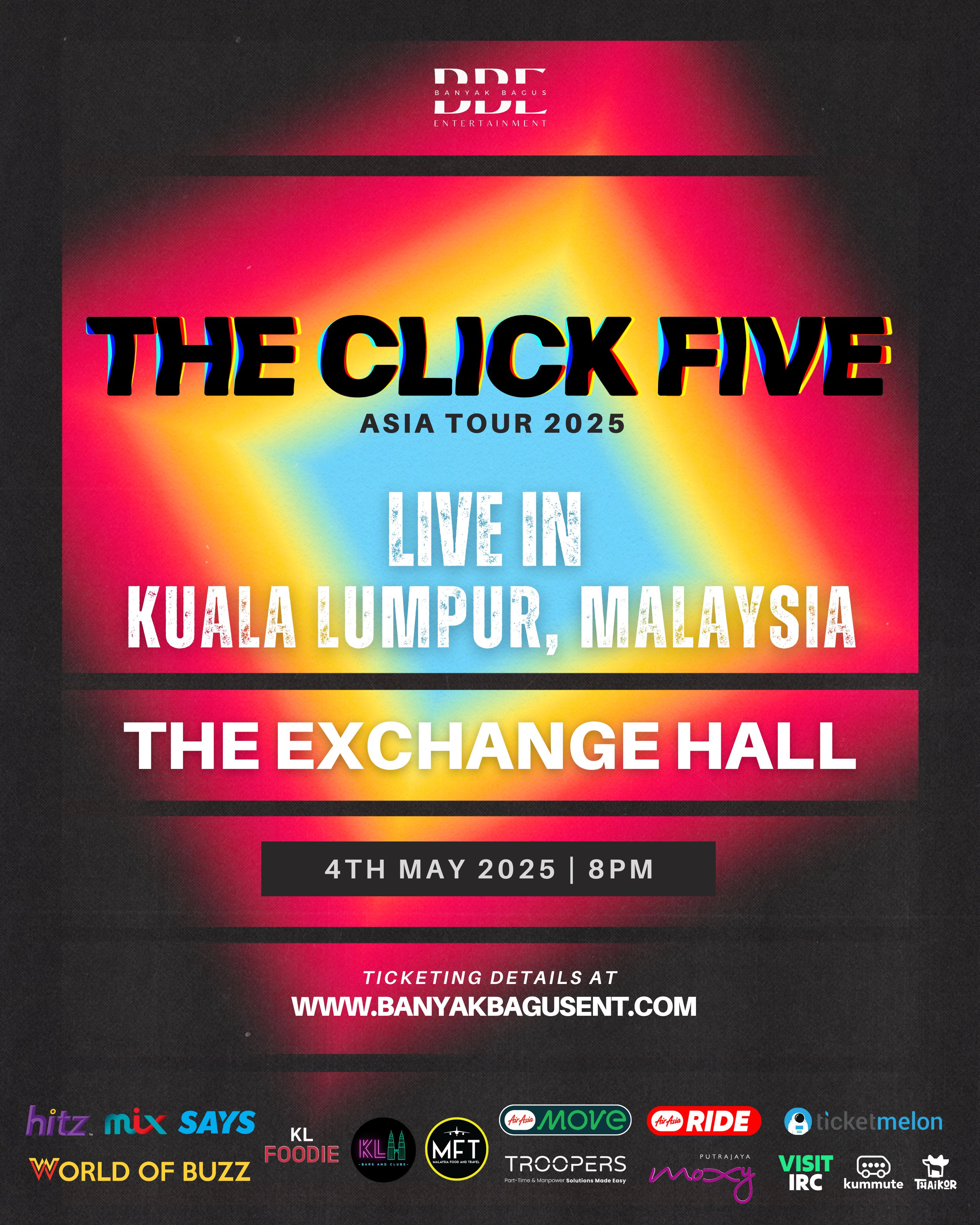 The Click Five - Live in KL - Ticketmelon