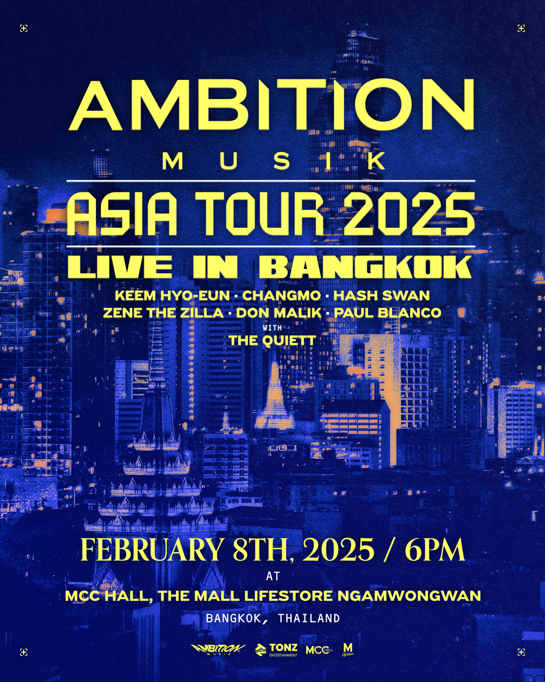 AMBITION MUSIK ASIA TOUR in BANGKOK 2025 - Ticketmelon