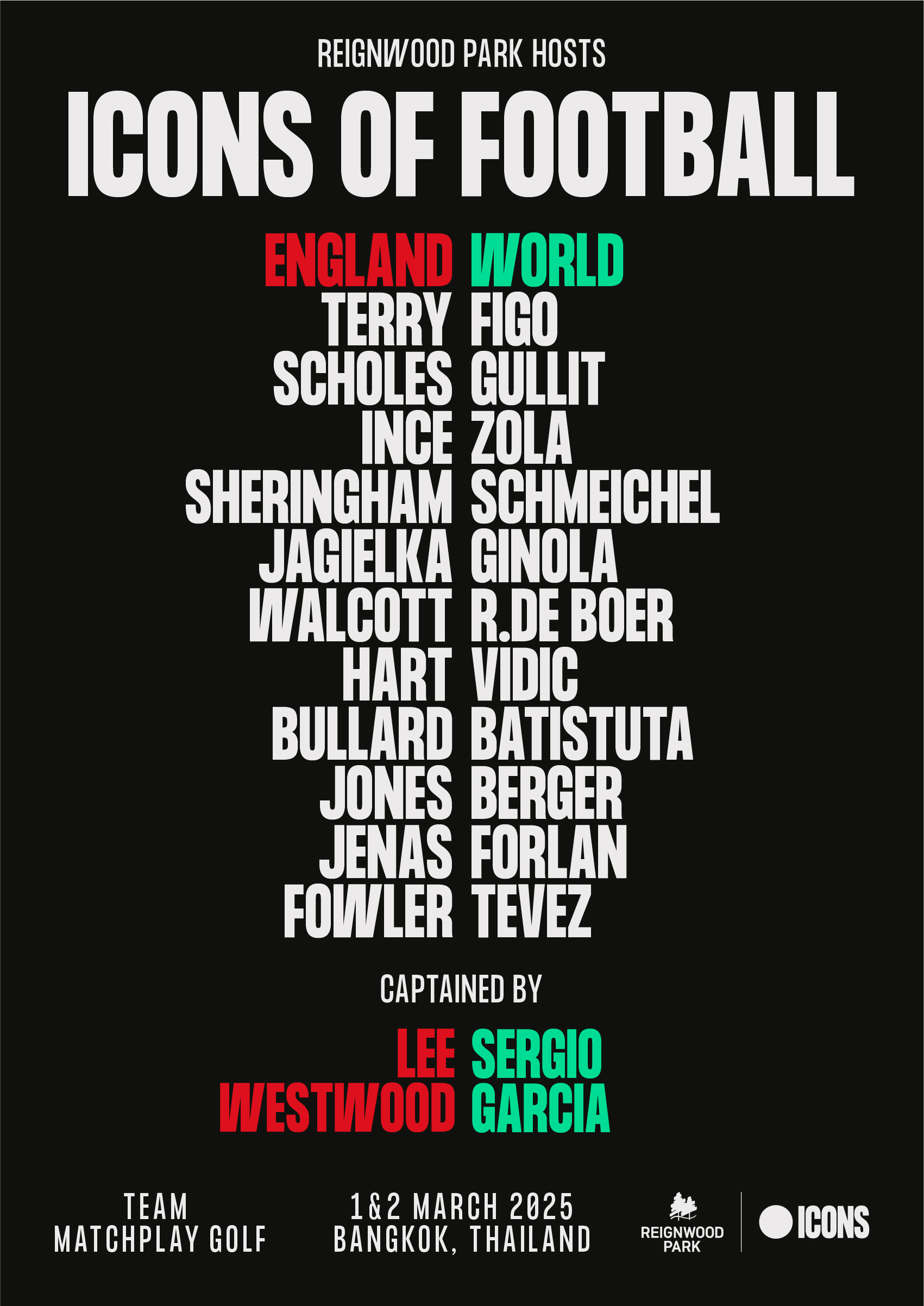 Reignwood Icons of Football - Ticketmelon