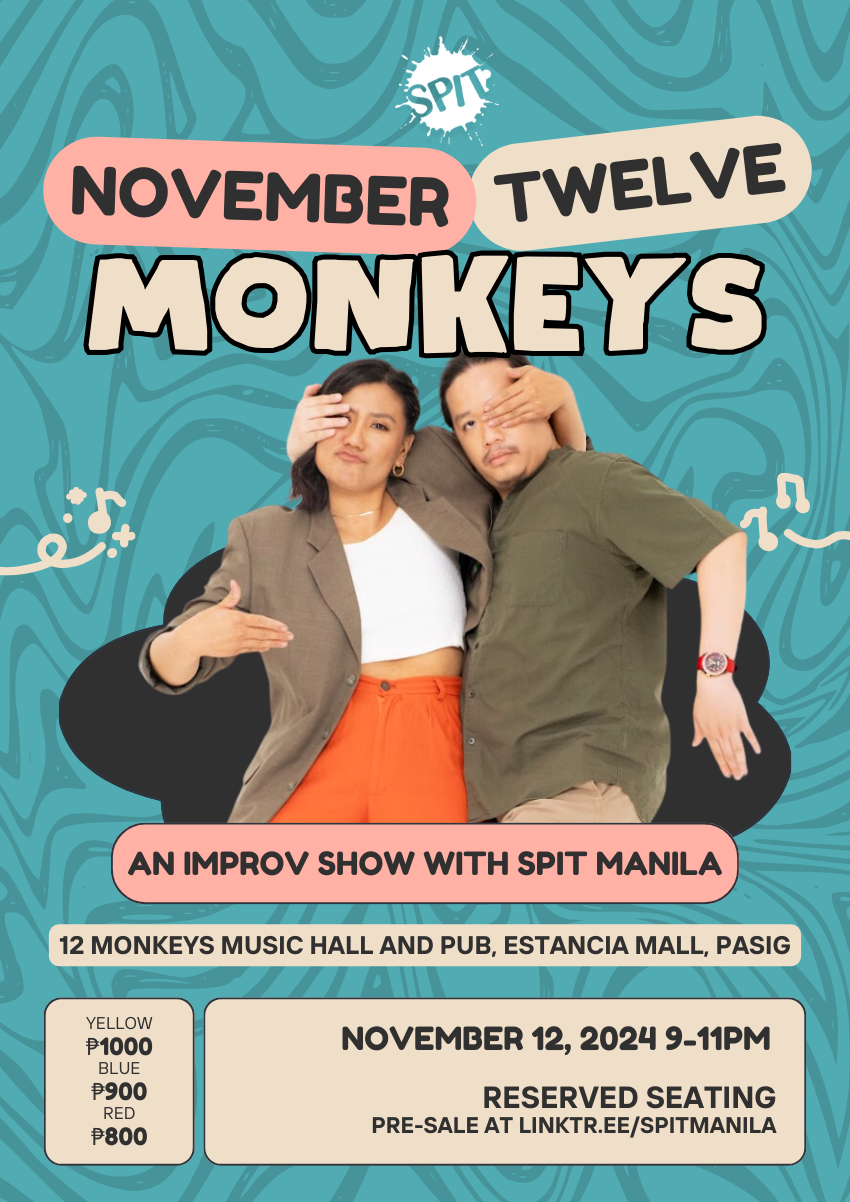 SPIT Presents: Eleven Twelve Monkeys (An Improv Show With SPIT ...